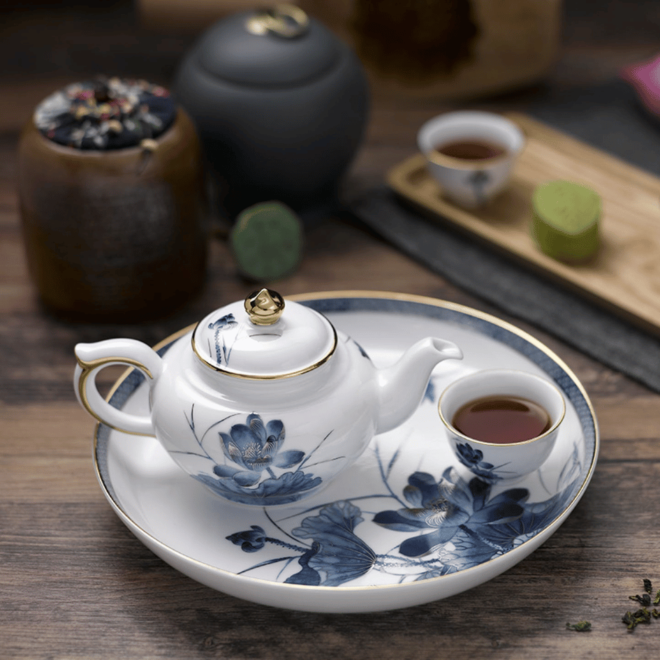 Discover Golden Lotus Tea Set | Minh Long I - TÁO Singapore – TAO Singapore
